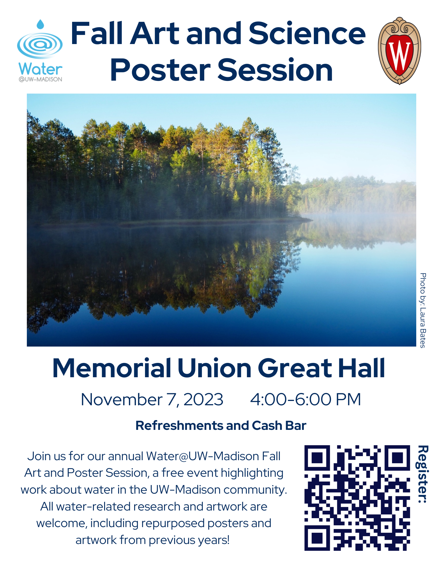 2023 Fall Art & Science Poster Session - Water@UW-Madison