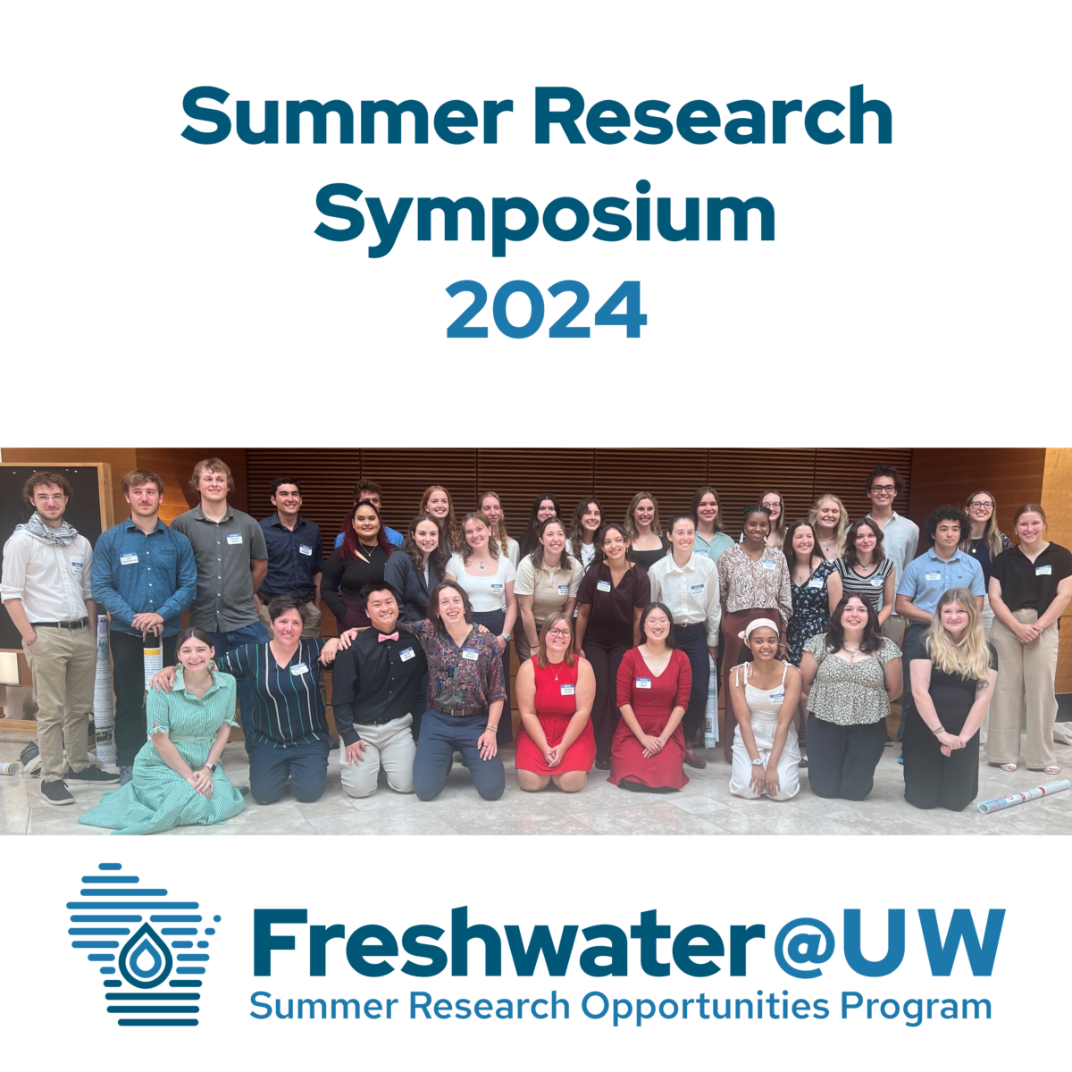 2024 Freshwater@UW Summer Research Symposium - Water@UW-Madison